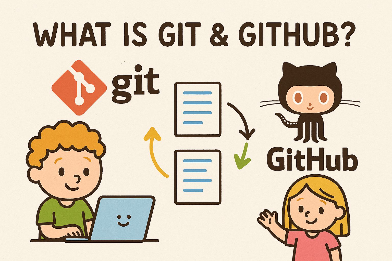 What is Git & GitHub? Explained Like You're Five - DGsthal