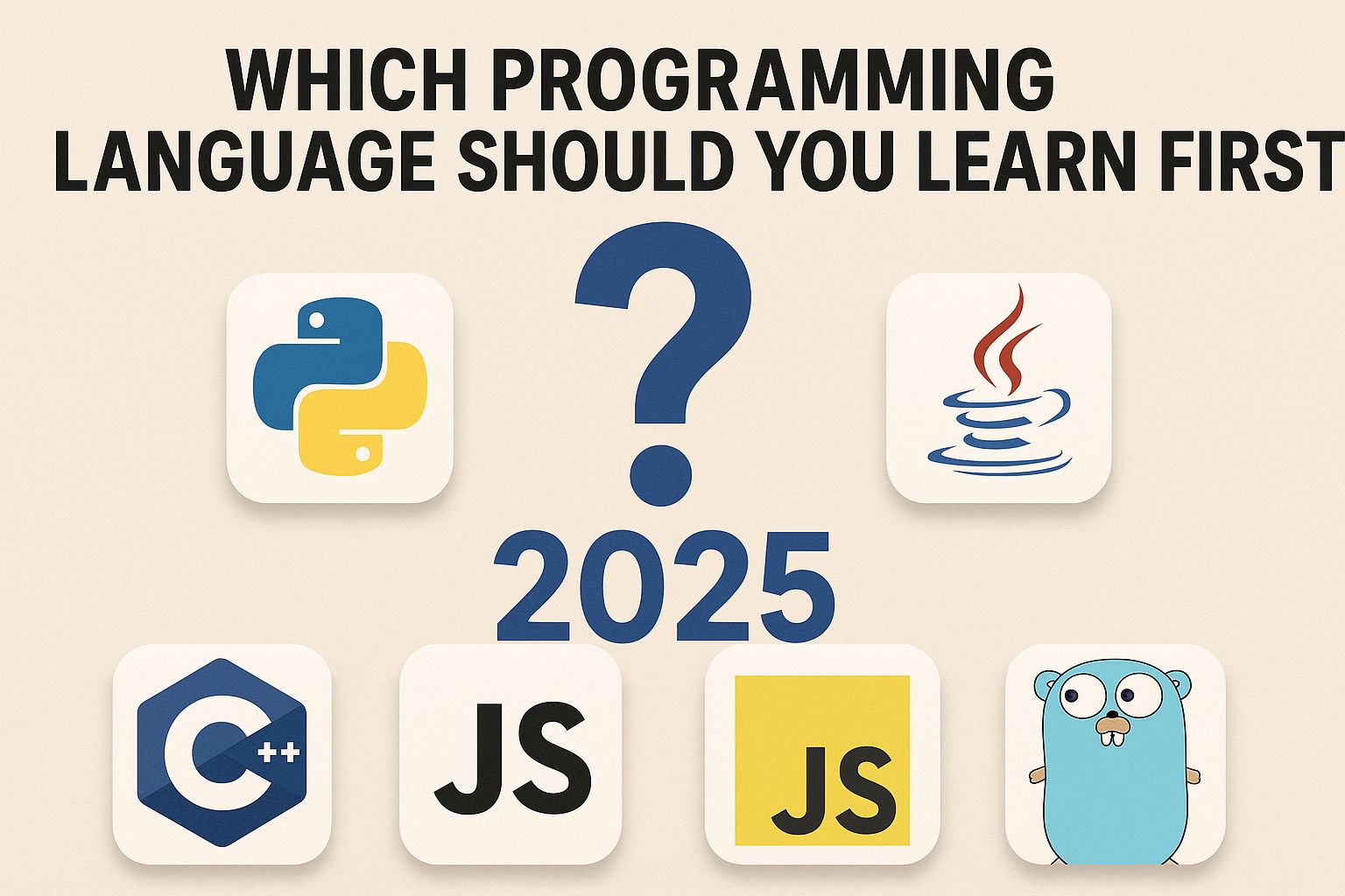 Which Programming Language Should You Learn First in 2025? - DGsthal